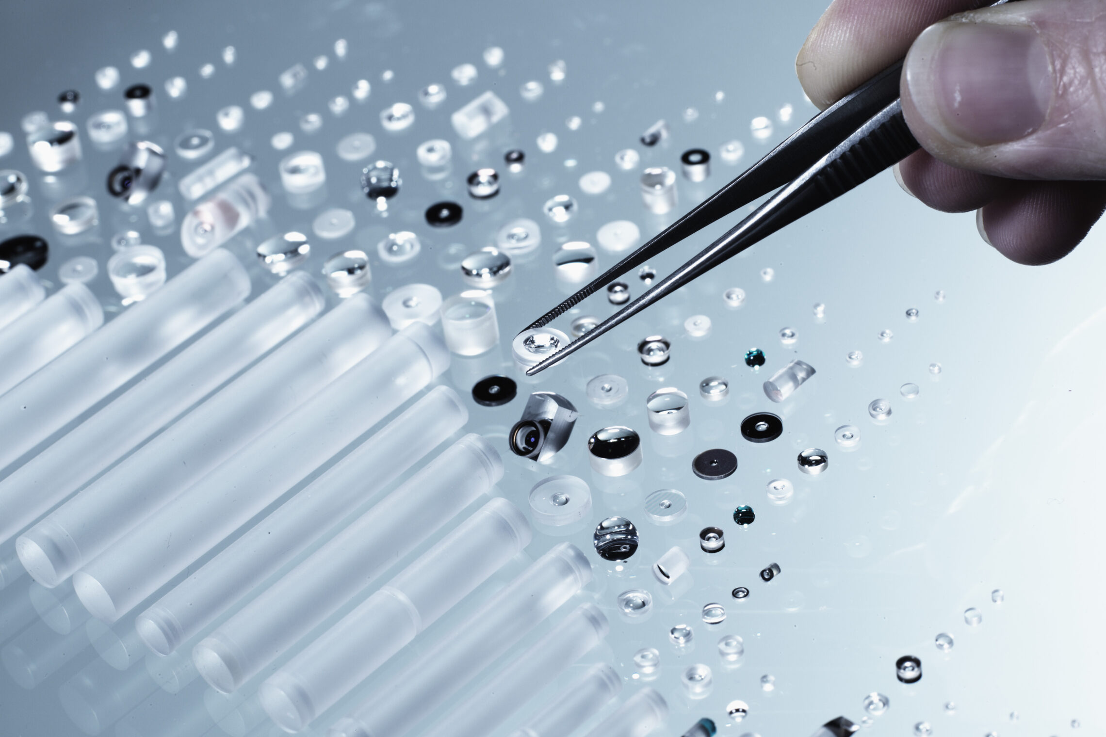 Optics production and assembly of micro-optical components